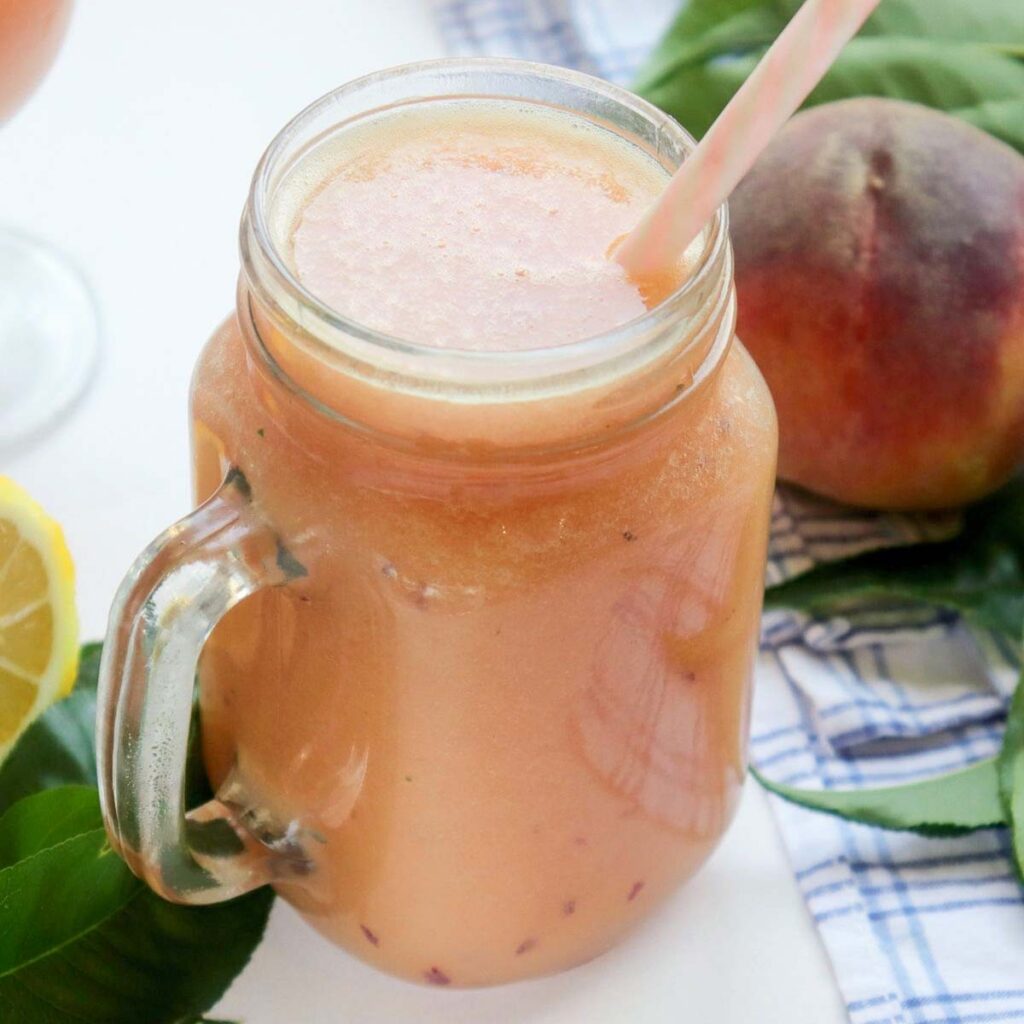 Iced Peach Green Tea - Simply Low Cal