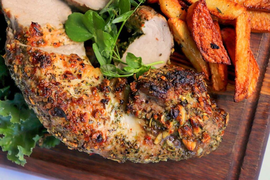 Tuscan Pork Tenderloin - Simply Low Cal