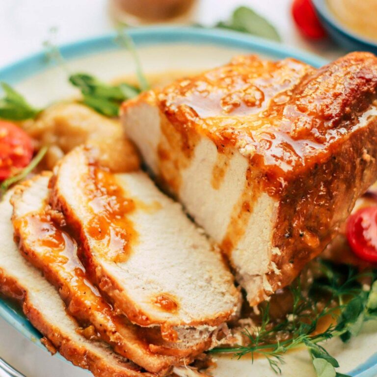 Instant Pot Pork Loin With Apples And Onions - Simply Low Cal