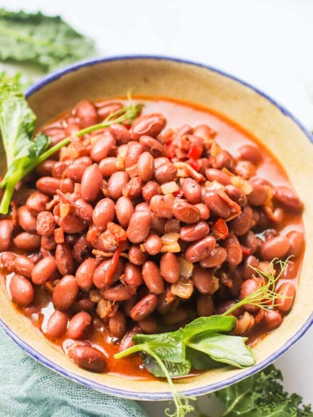 Flavorful Low-Cal Charro Beans: Easy Mexican Dinner Side! - Simply Low Cal