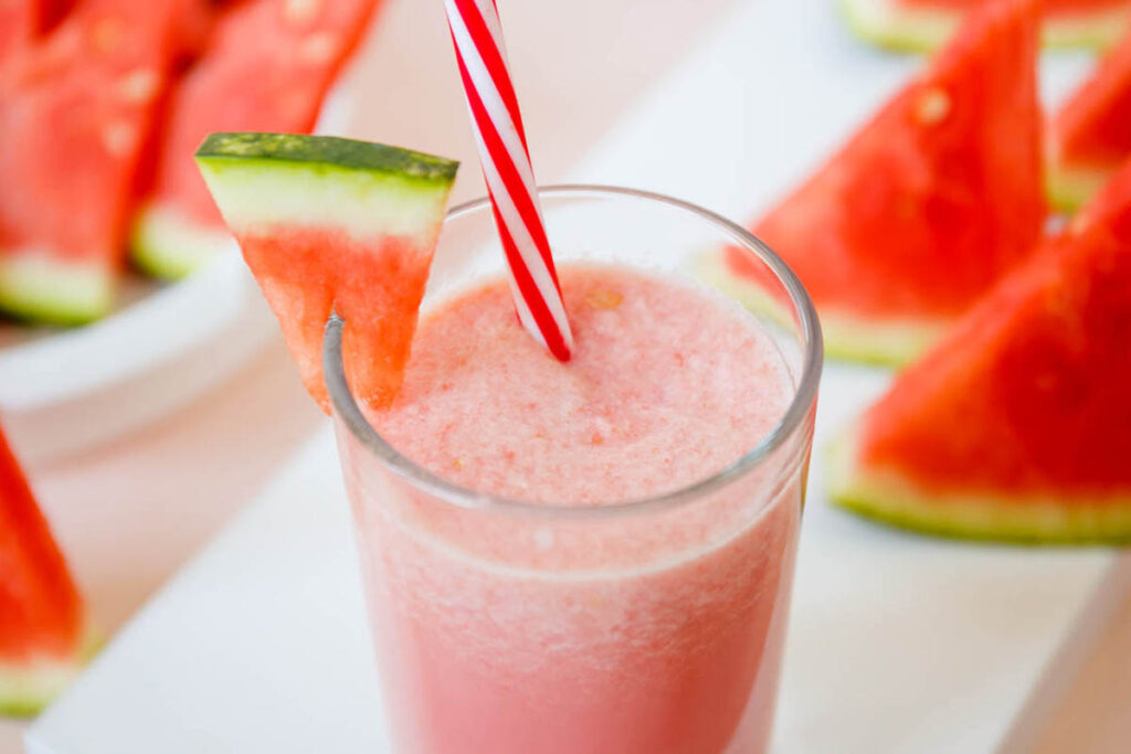 Watermelon Milkshake - Simply Low Cal