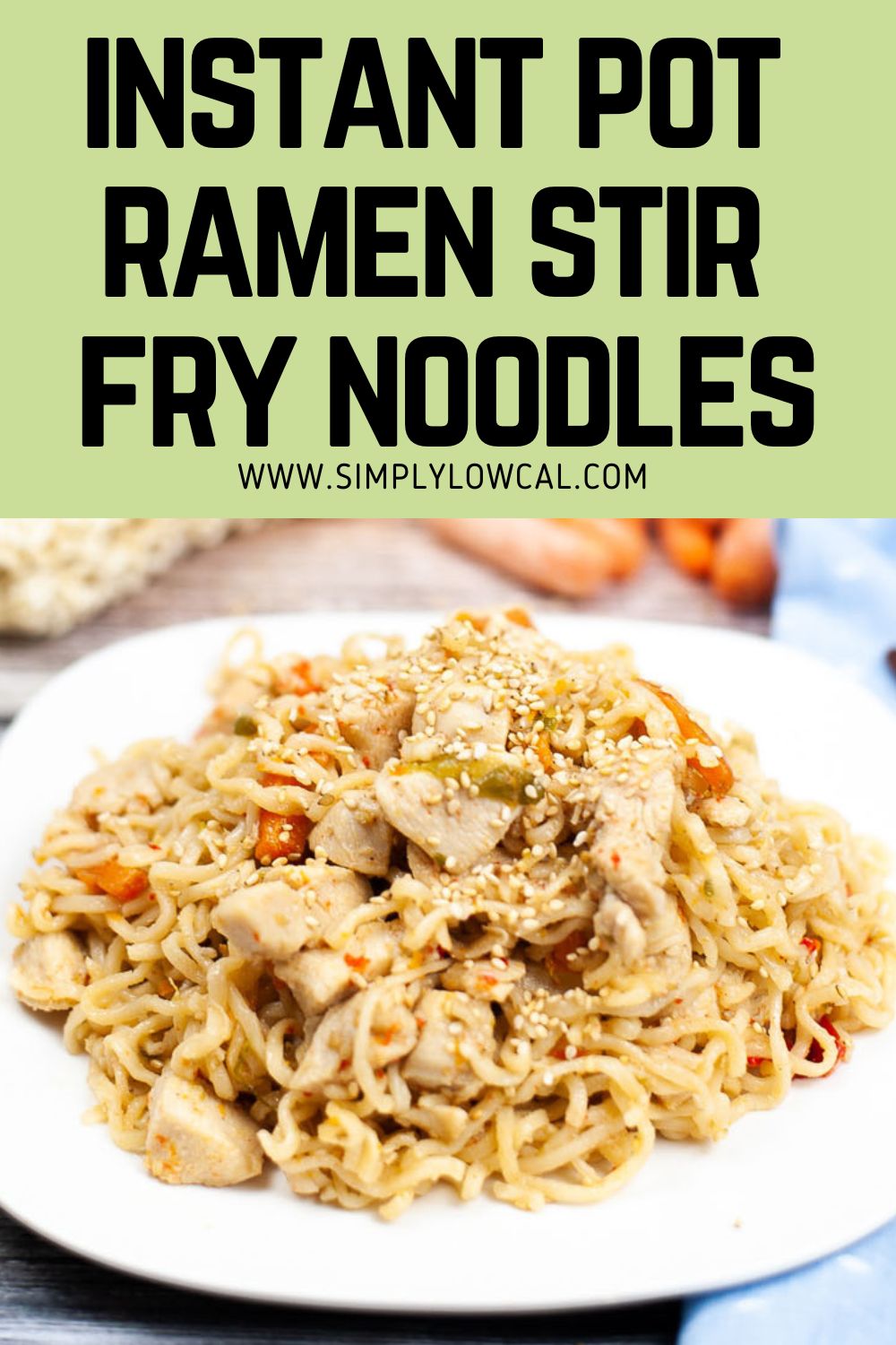 Instant Pot Ramen Noodles - Simply Low Cal