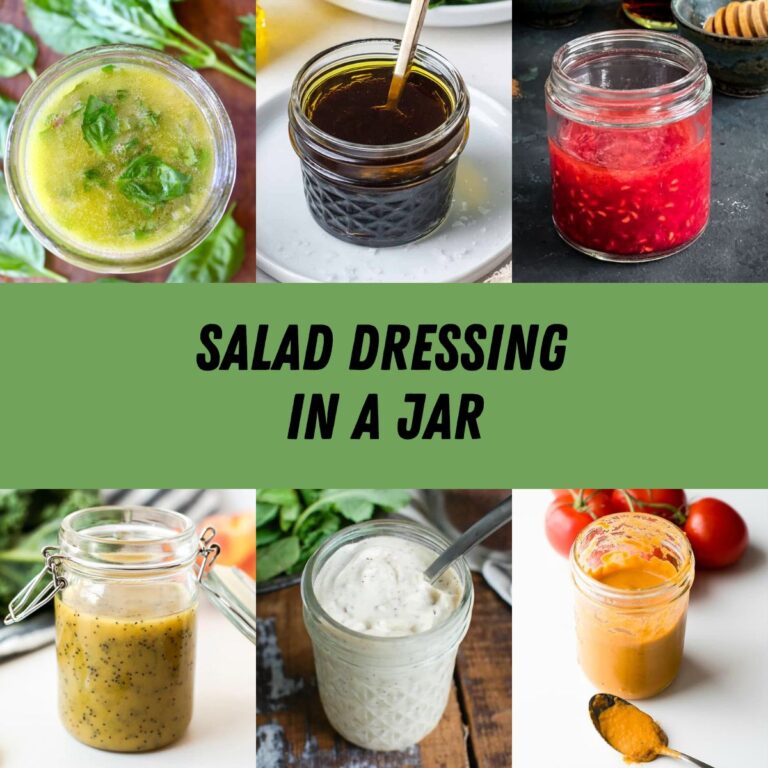 Salad Dressing In A Jar - Simply Low Cal