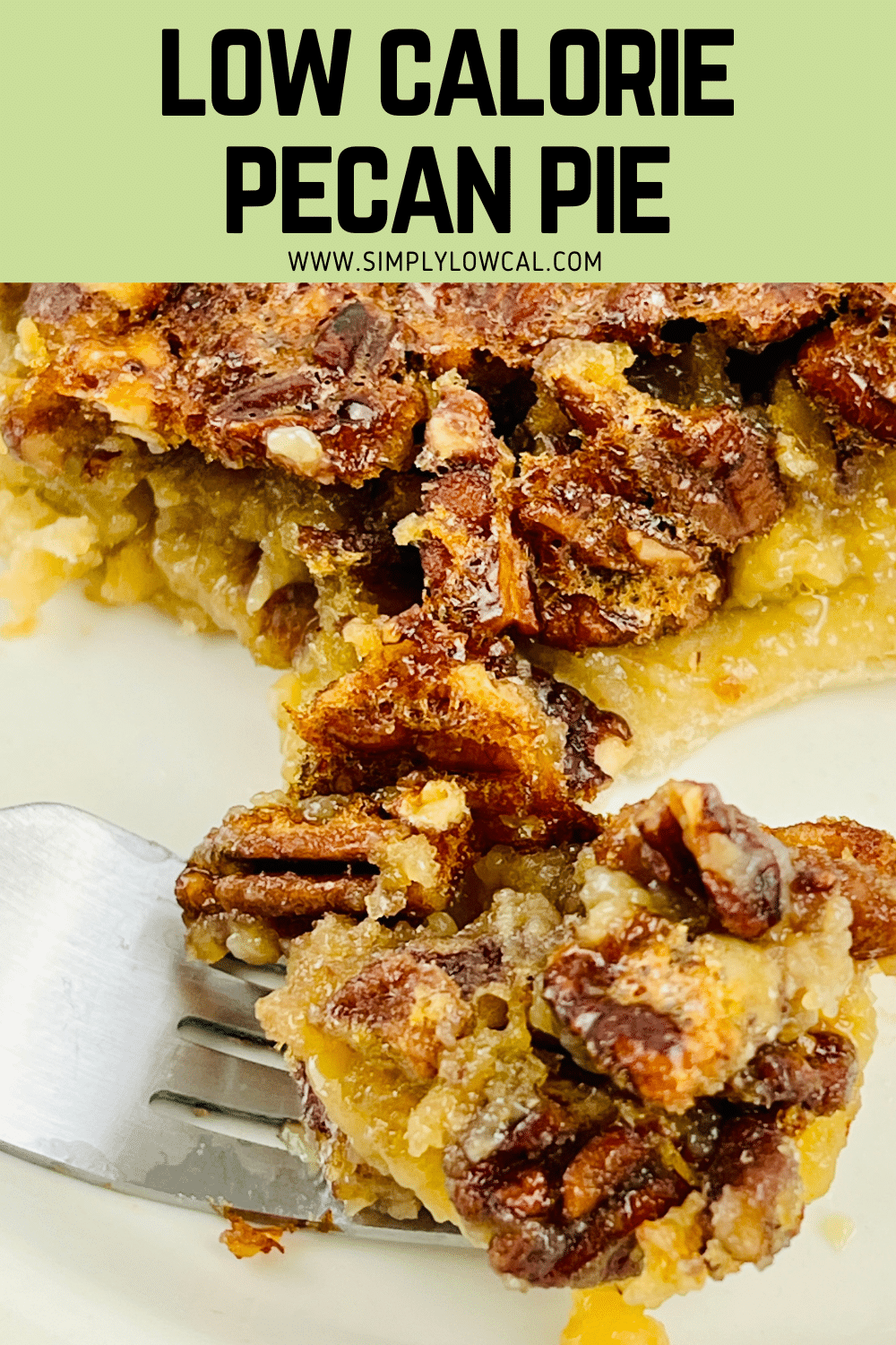 Low Calorie Pecan Pie - Simply Low Cal