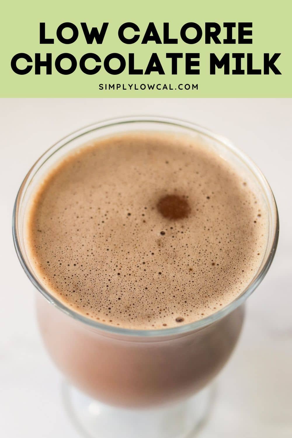 Low Calorie Chocolate Milk - Simply Low Cal