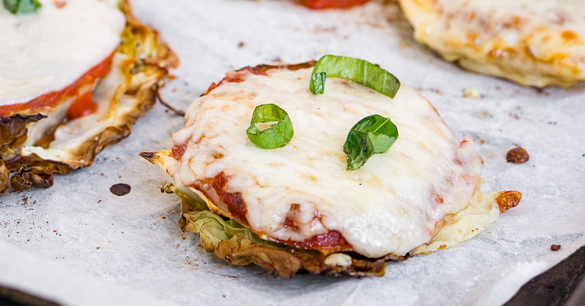 Cheesy Cabbage Steaks - Simply Low Cal
